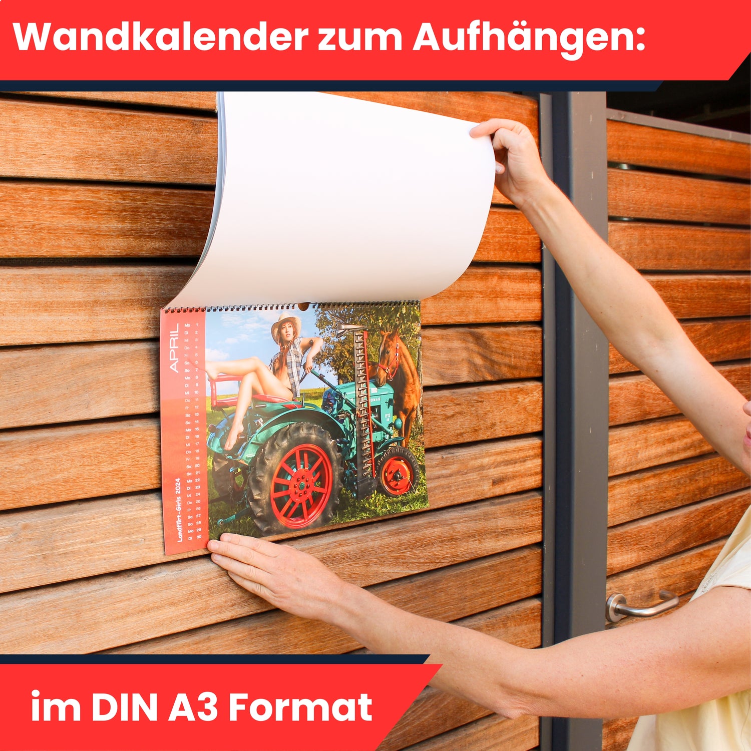 Landflirt Kalender 2024 – ORIGINAL Traktor Wandkalender mit schönen ...