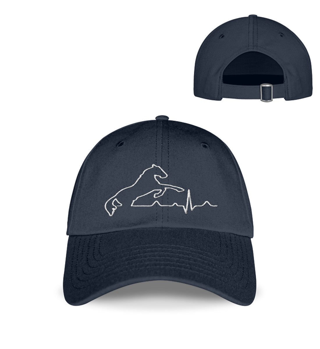 Heartbeat Pferd | Baseball Cap mit Stickerei - Dorfkind Landwirt Shop